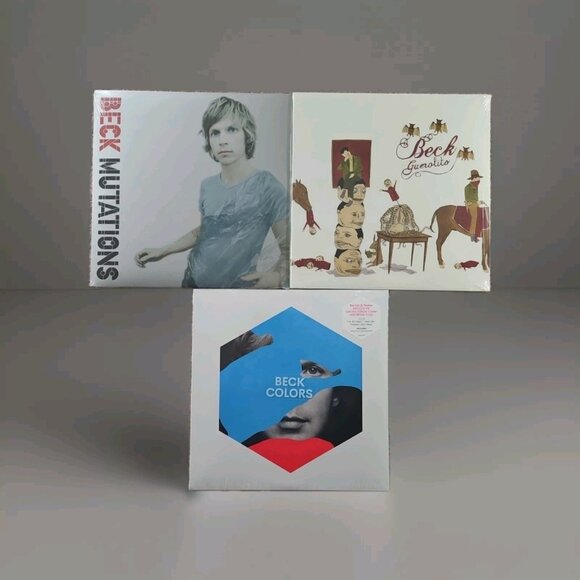 Media | Lot Of 3 Beck Records New Colors White Guerolito Mutations Lp 7 ...